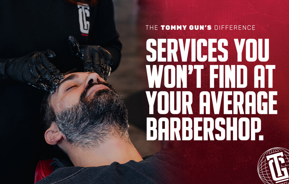 What Services Are Offered at Tommy Gun's Original Barbershop?